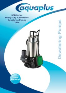 Aquaplus SDB Series Brochure - Aquaplus pumps